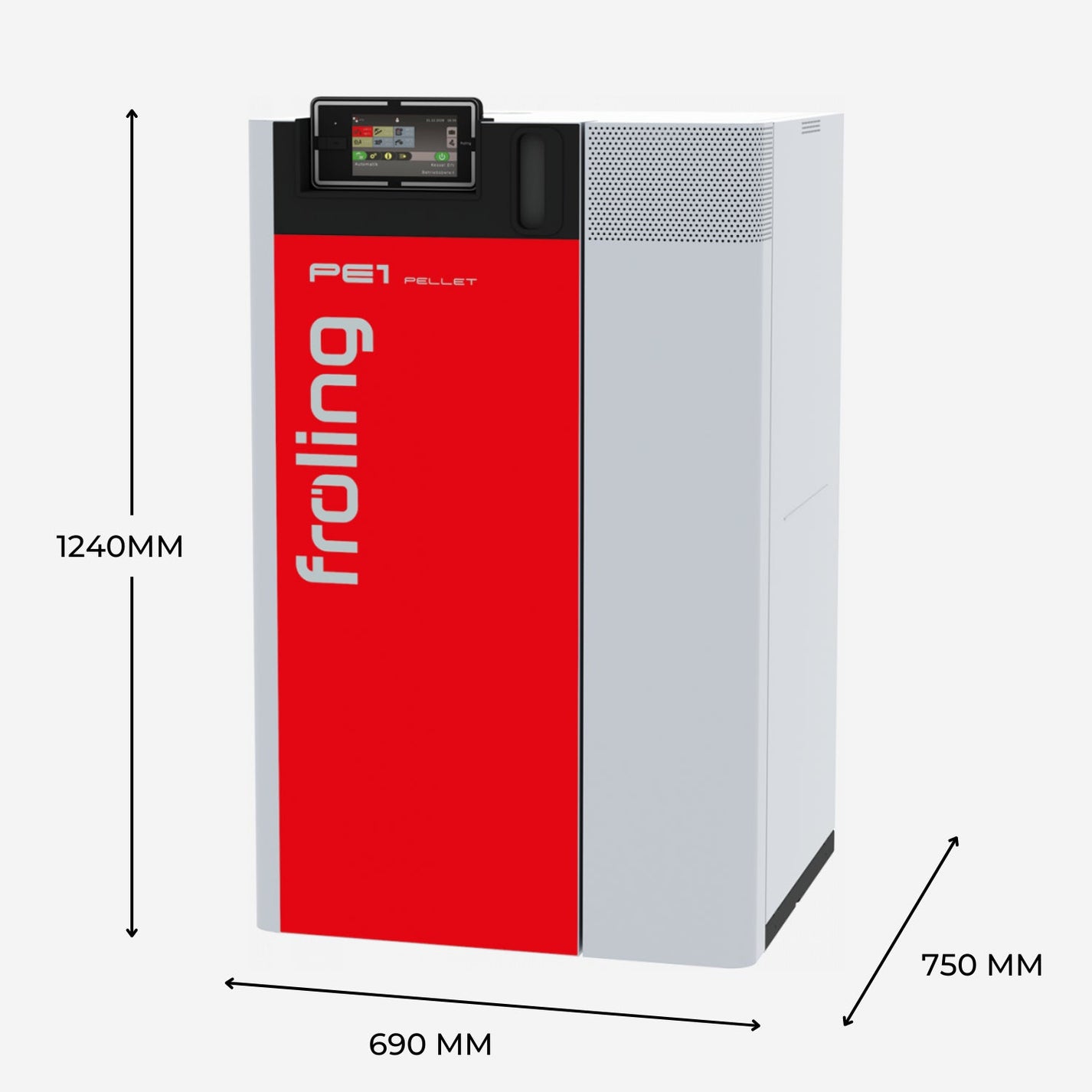 Chaudière à granulés PE1 Pellet 20kW - Fröling – Geoplanete